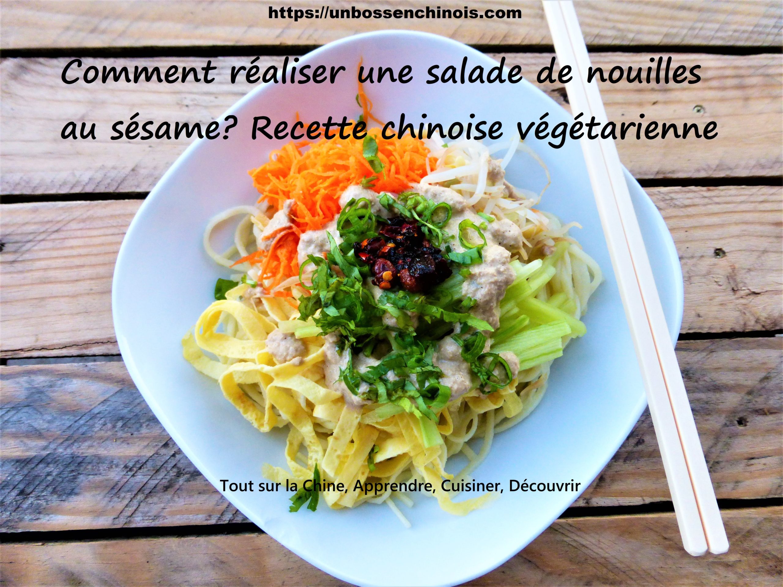 Comment réaliser une salade de nouilles au sésame? Recette chinoise ...